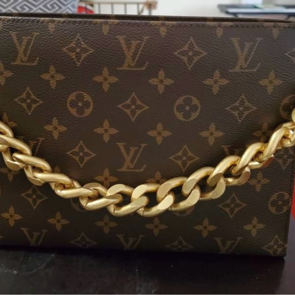 Accessories | Gold Chunky Chain Straps For Bag 2x | Poshmark